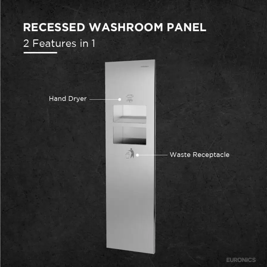 Explore Hand Dryer with Waste Receptacle KHDW5 by Euronics