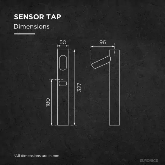 ET06LBE Auto Taps, Counter-mount Sensor Taps | Euronics